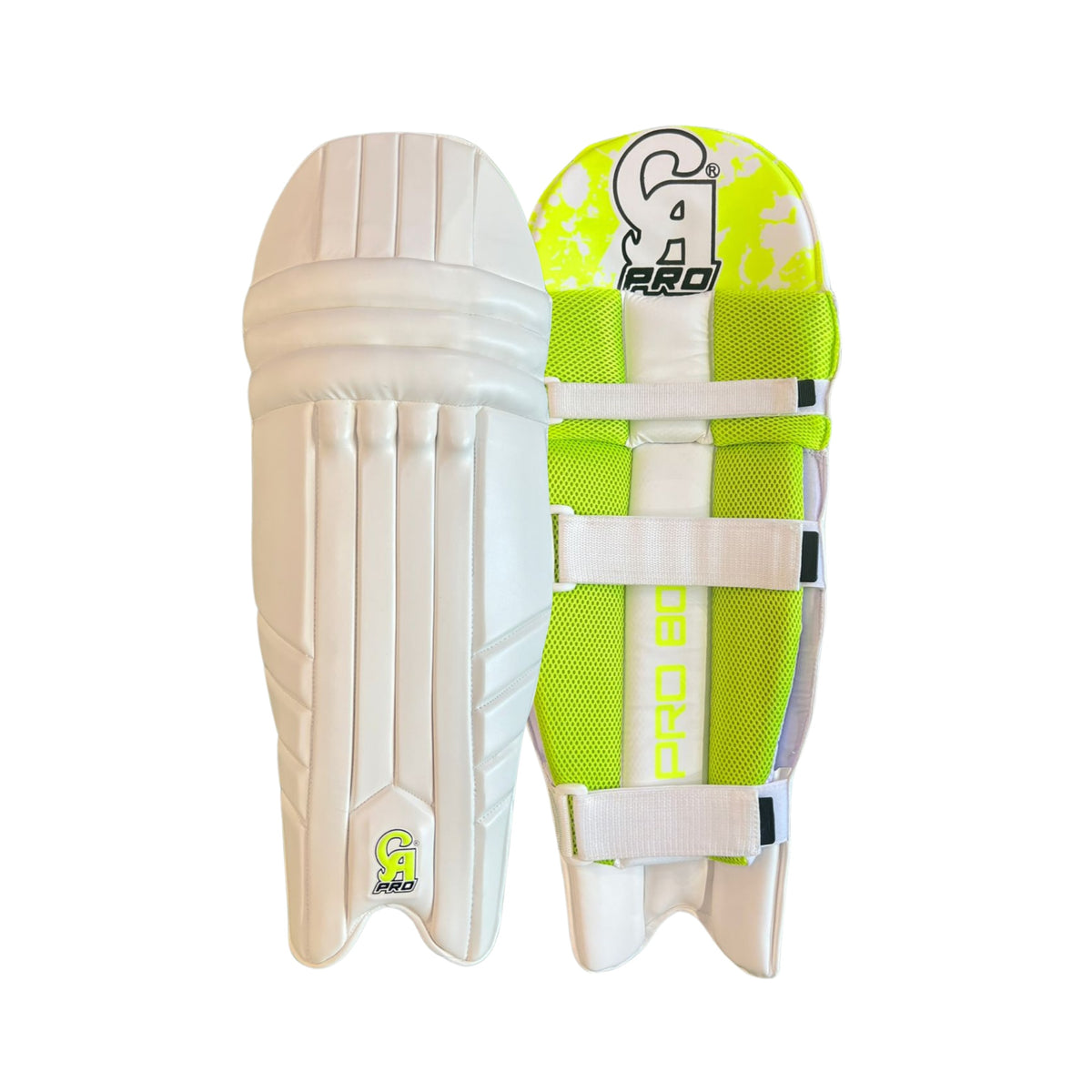 CA Pro 8000 Batting Leg Guards Ambidextrous for RH and LH — CricketArabia