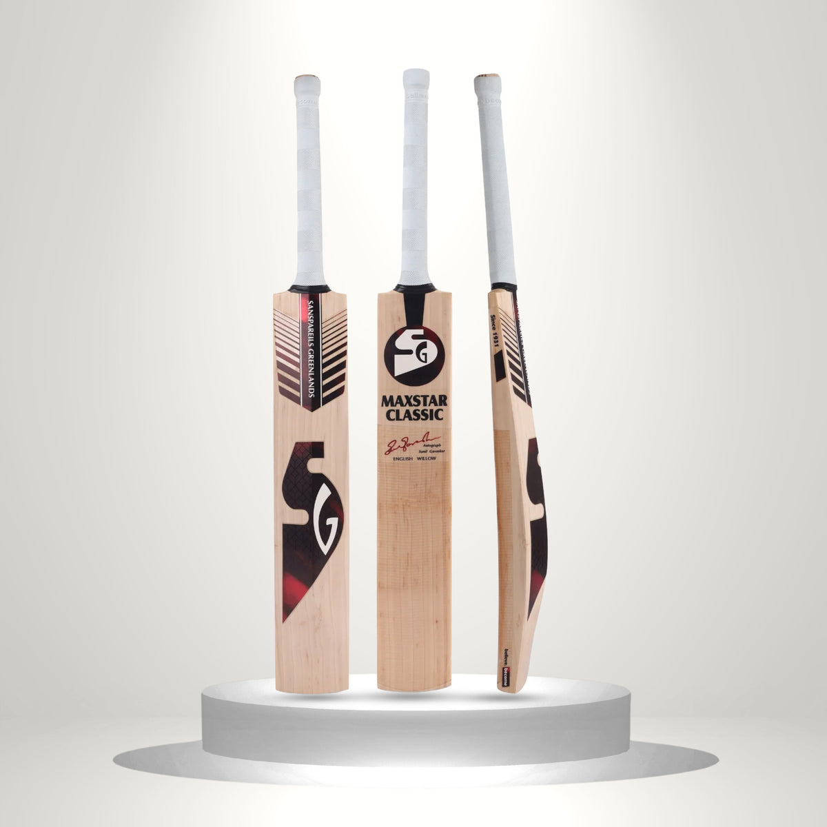 SG Maxstar Classic English Willow Cricket Bat- Size 6 (Six) — CricketArabia
