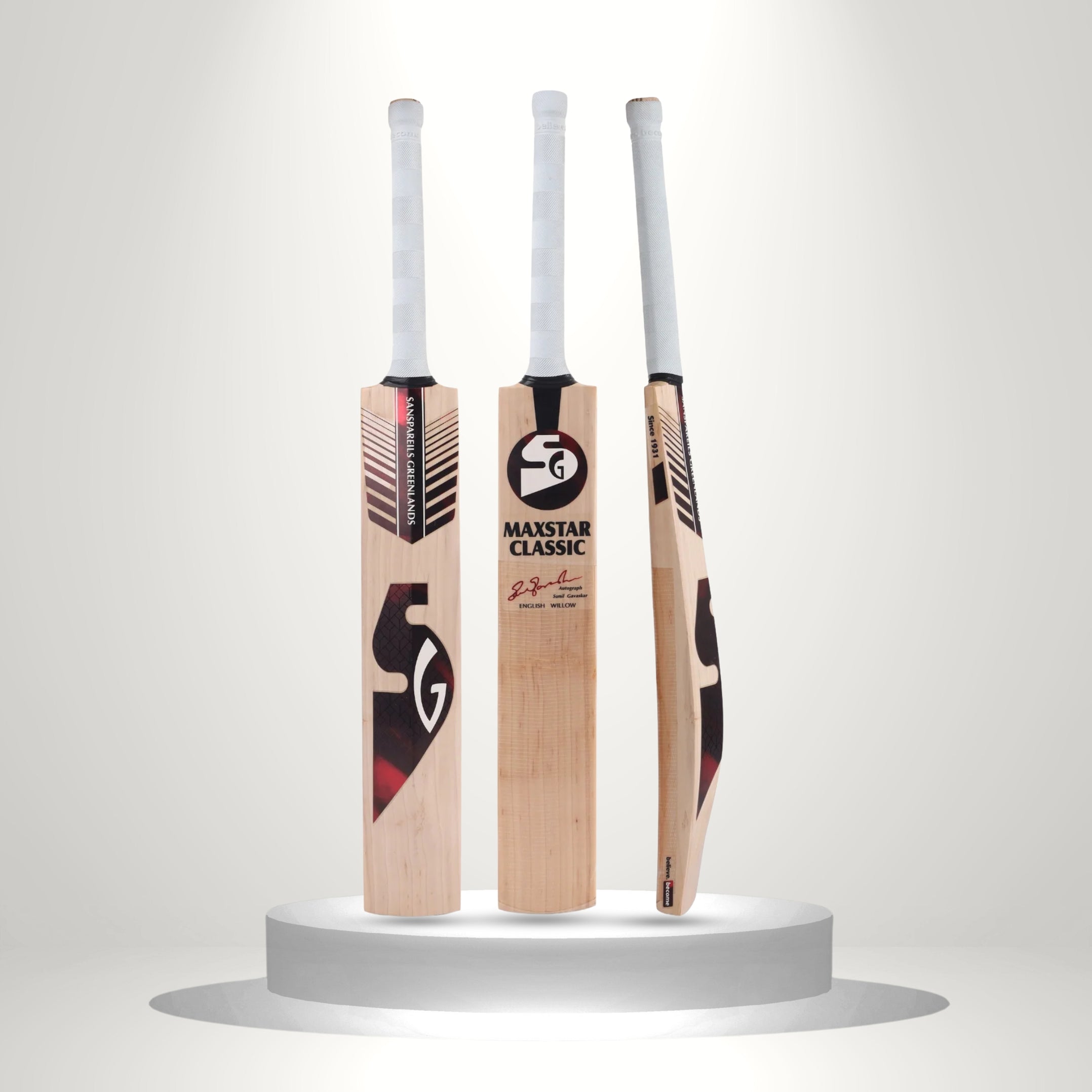 SG Maxstar Classic English Willow Cricket Bat- Sz 6 — CricketArabia