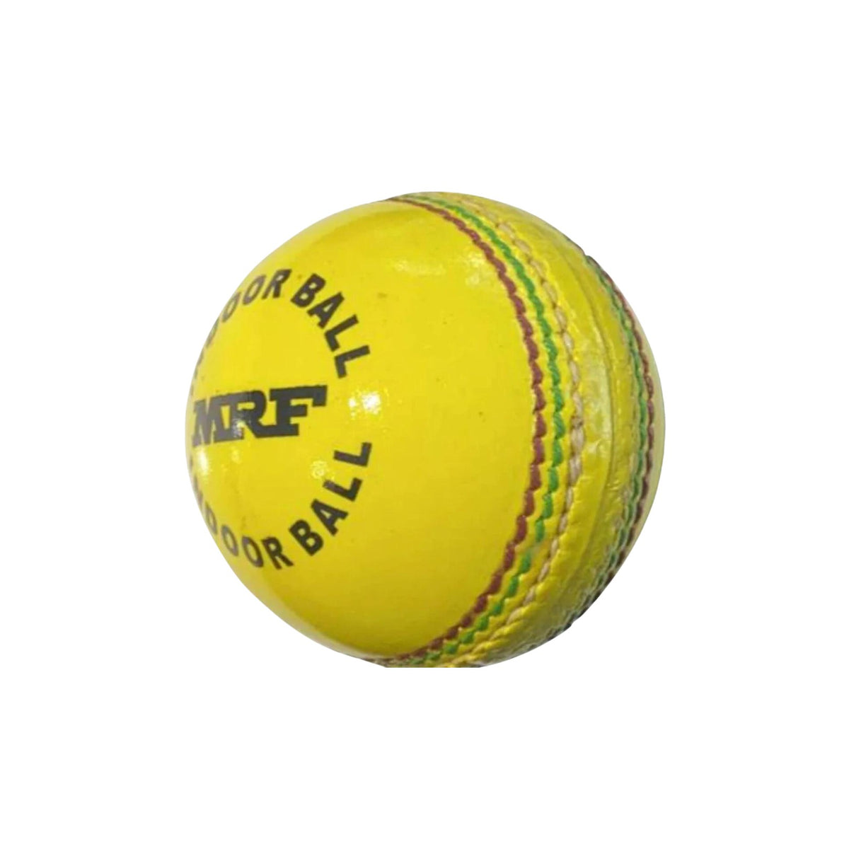 MRF Indoor Cricket Ball - Yellow — CricketArabia